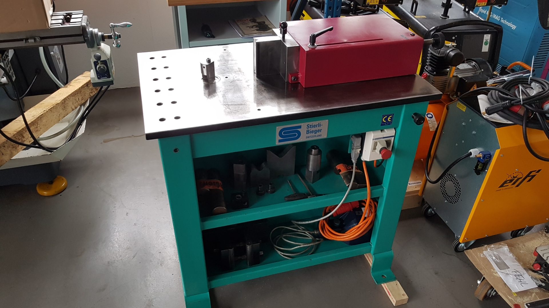 Verkauft /Sold STIERLI- BIEGER 120HE Horizontale Biegepresse - Ing ...