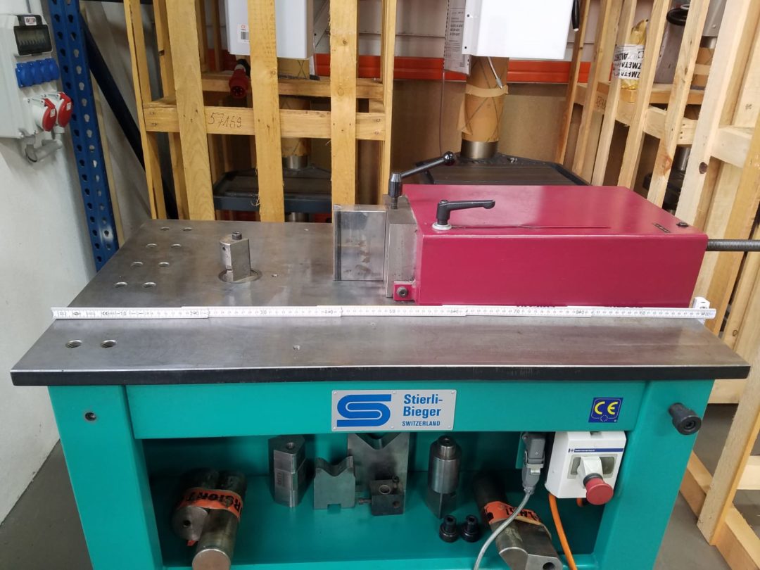 Verkauft /Sold STIERLI- BIEGER 120HE Horizontale Biegepresse - Ing ...